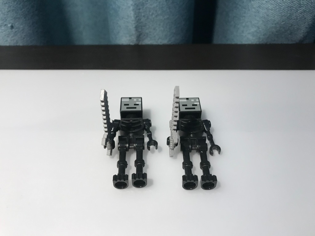 LEGO Minecraft wither skeleton minifigure, Hobbies & Toys, Toys & Games ...