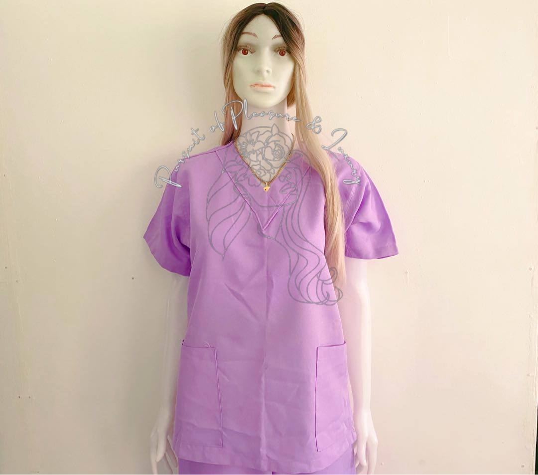 [SSUIT06] THE ORIGINAL MEDSUIT BY LE LIZ LIGHT PURPLE/VIOLET SCRUB SUIT ...