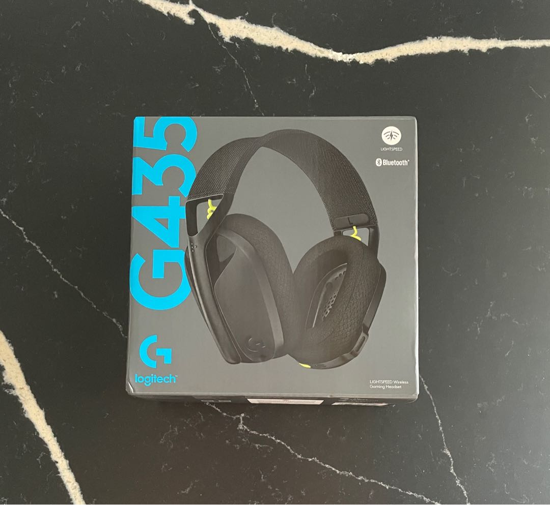 Logitech G435 lightweight wireless gaming headset - black colour, Audio ...