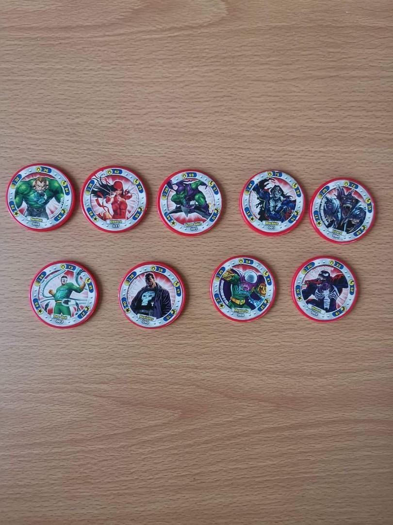 Magnetic Xtreme Discs Vintage 2005 Marvel Heroes MXD 45 Different Discs ...