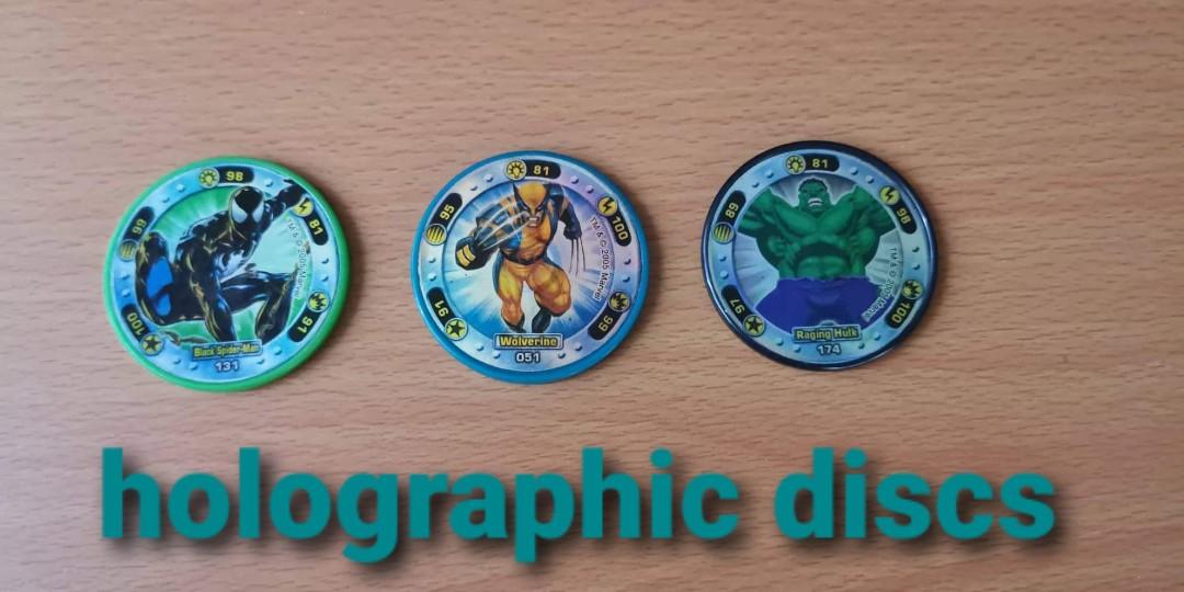 Magnetic Xtreme Discs Vintage 2005 Marvel Heroes MXD 45 Different Discs ...