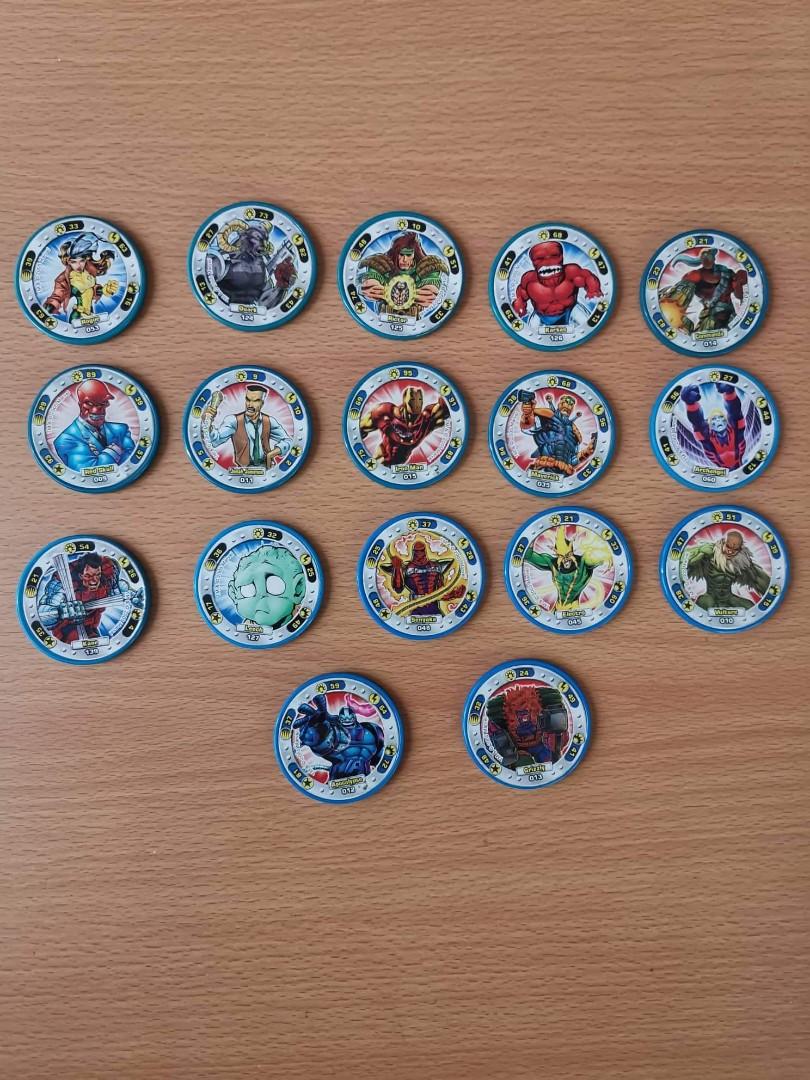 Magnetic Xtreme Discs Vintage 2005 Marvel Heroes MXD 45 Different Discs ...