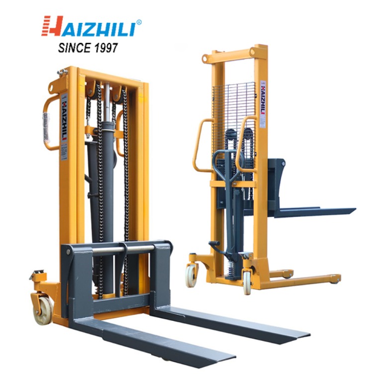 MANUAL PALLET STACKER 2 STAGE MAST 2 METER 2000 KGS CAP., Commercial ...
