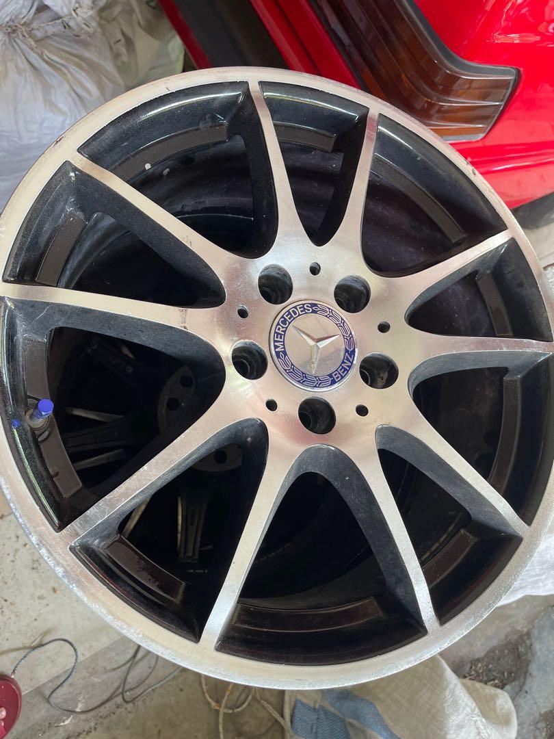 Mercedes Rim 17 Original, Auto Accessories on Carousell