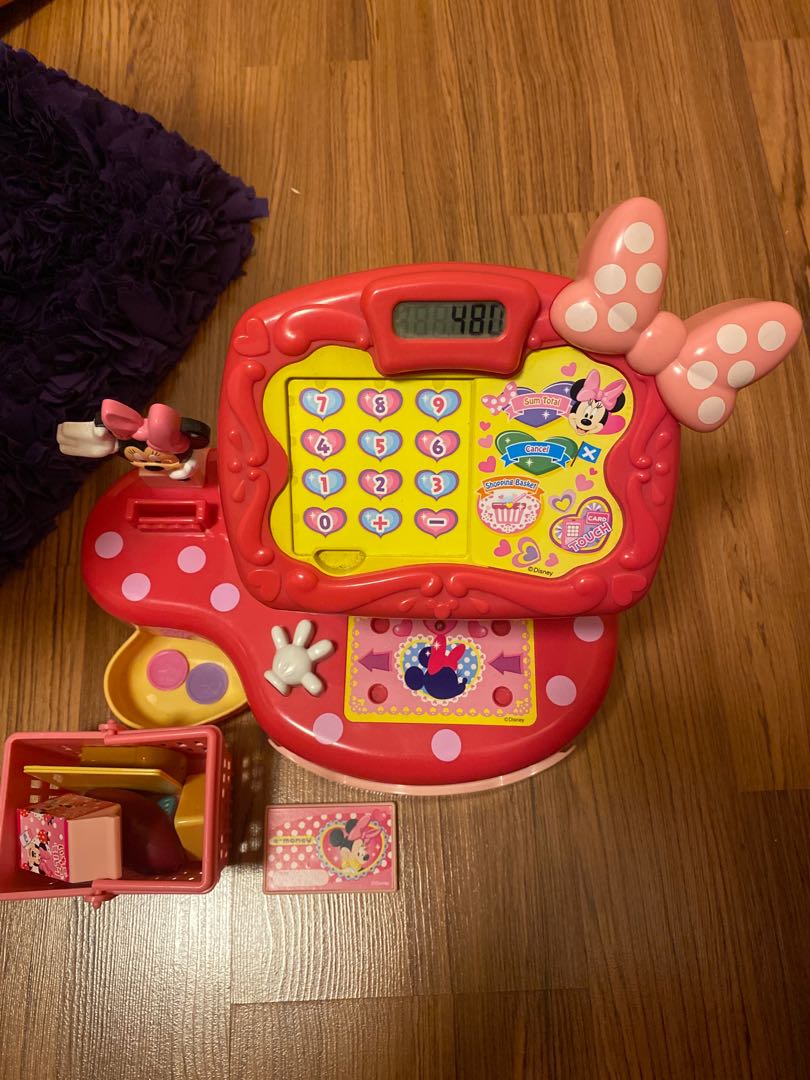 Tomy Minnie Mouse Cashier, Babies & Kids, Infant Playtime on Carousell
