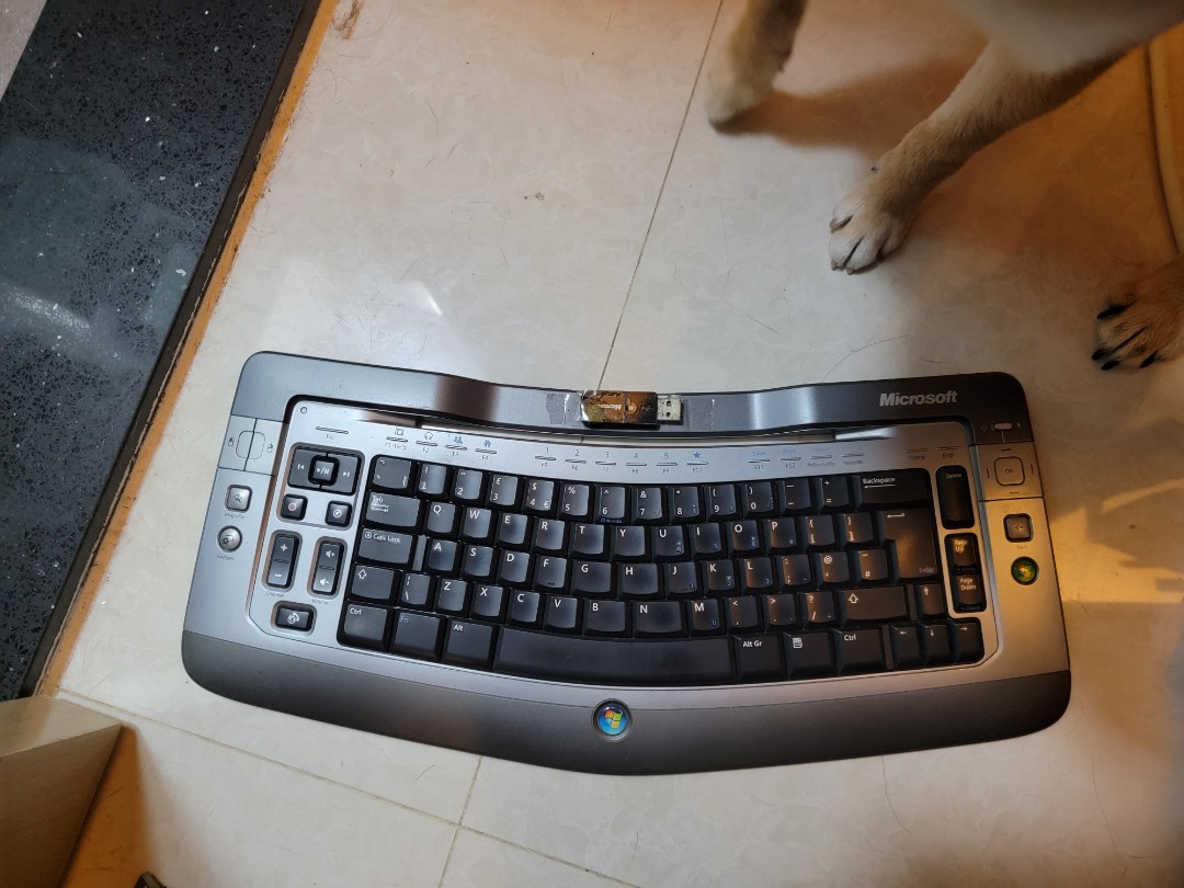 Microsoft Wireless Entertainment Keyboard 7000, 電腦＆科技, 電腦周邊及配件, 電腦鍵盤及相關 ...