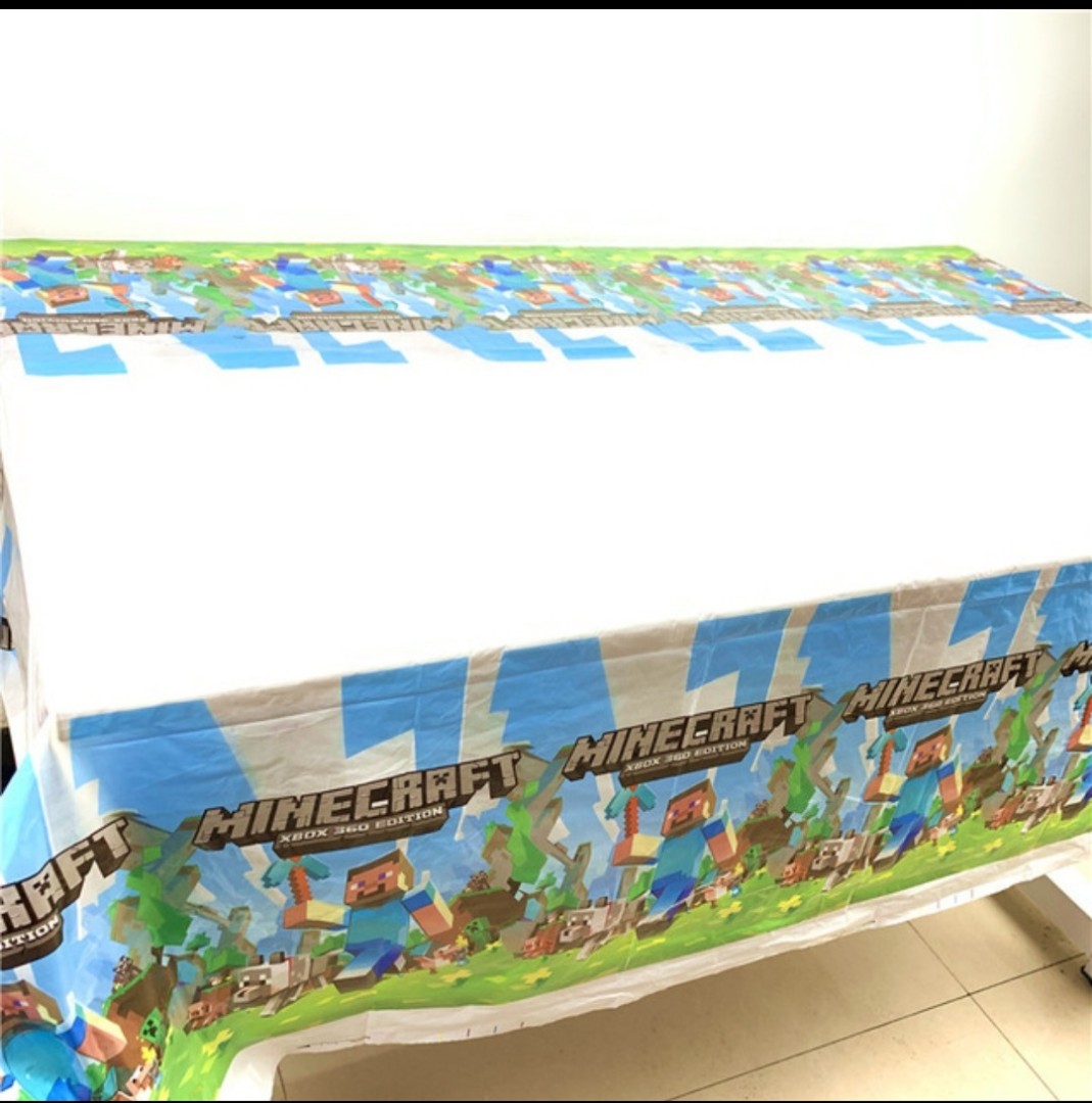 Minecraft table cloth, Hobbies & Toys, Stationery & Craft, Occasions ...