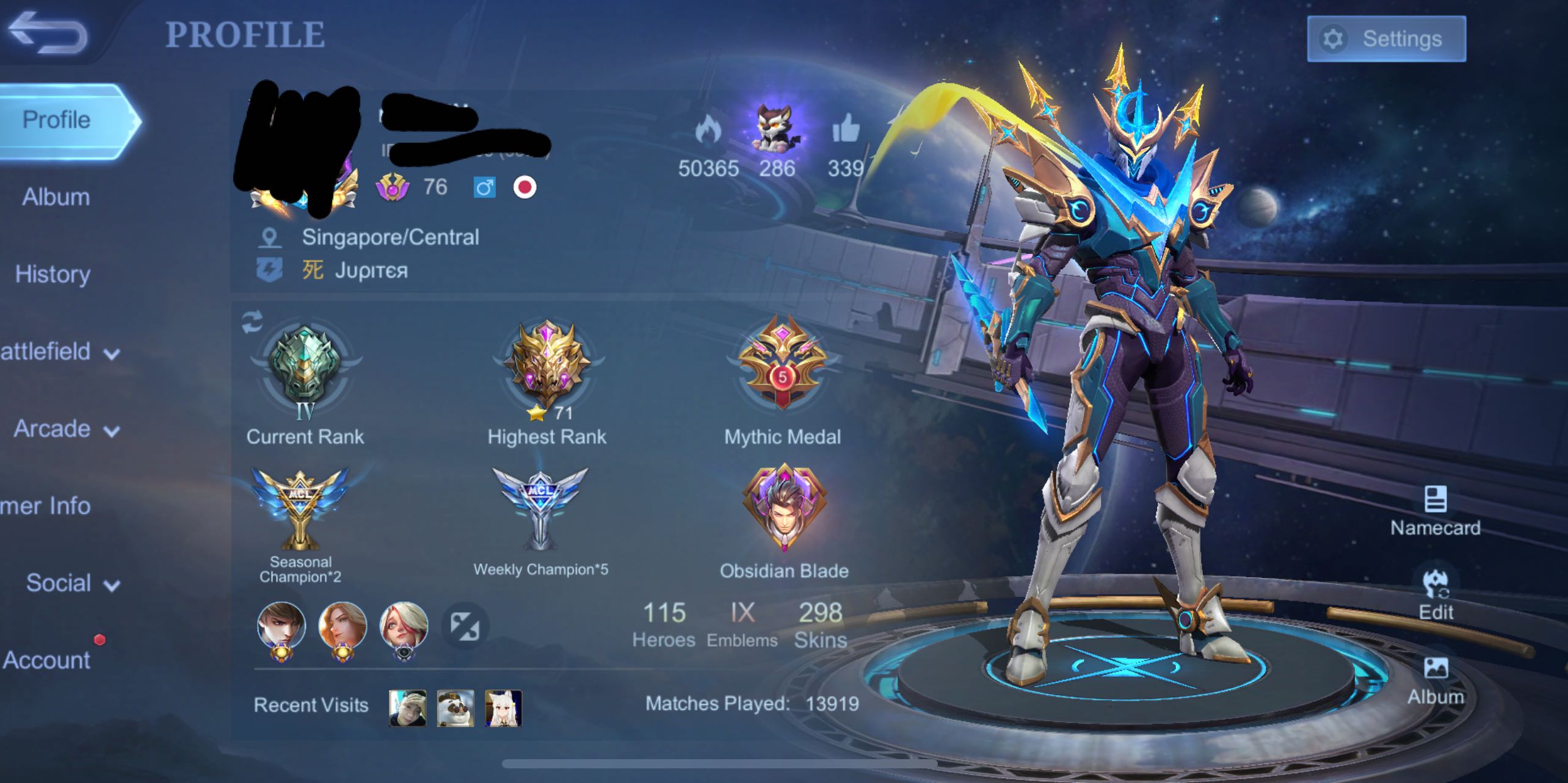 MLBB MOBILE LEGENDS ACCOUNT MLBB STACKED, Video Gaming, Gaming ...