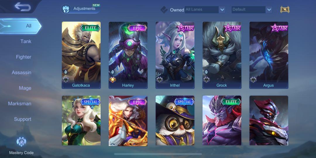 MLBB MOBILE LEGENDS ACCOUNT MLBB STACKED, Video Gaming, Gaming ...