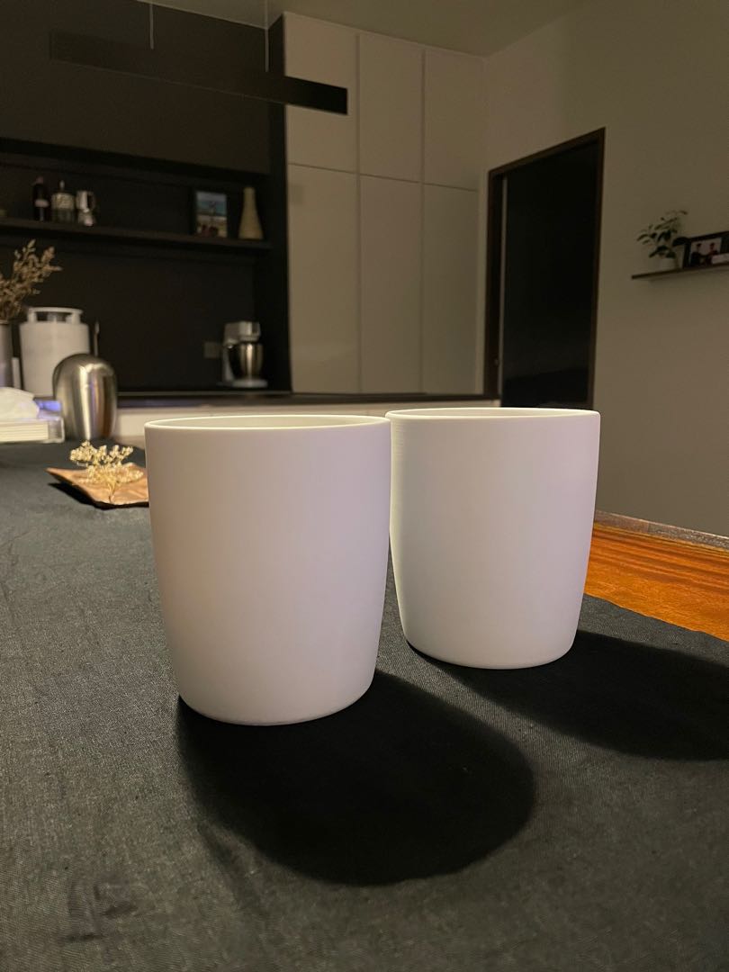 Muji White Porcelain Pots, Furniture & Home Living, Gardening, Pots ...