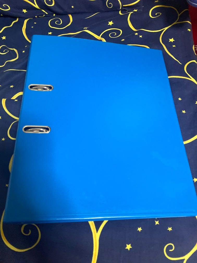 New Blue Ring file, Hobbies & Toys, Stationery & Craft, Stationery ...