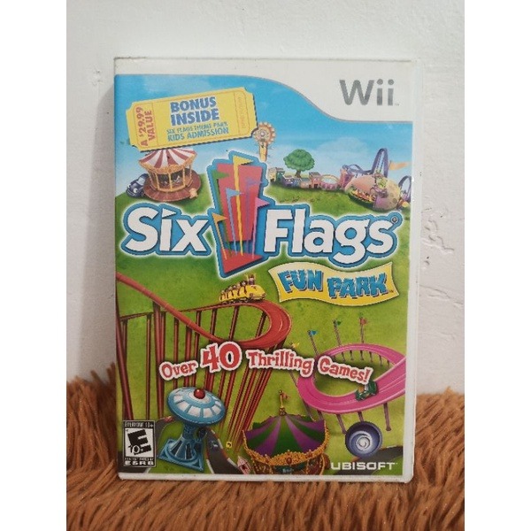 Nintendo Wii Six Flags Fun Park (Original US), Video Gaming, Video ...