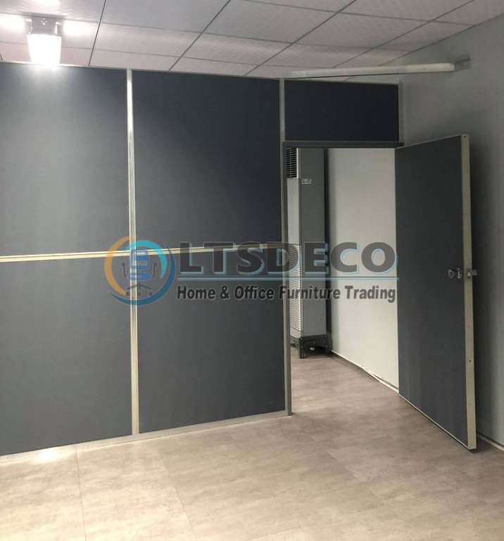 OFFICE PARTITION FLOOR TO CEILING FURNITURE, Furniture & Home Living ...