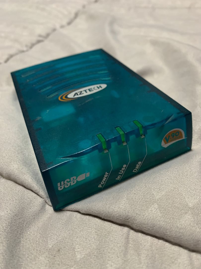 Old vintage Rare Aztech V.90 modem UM9800 on sale, Computers & Tech ...