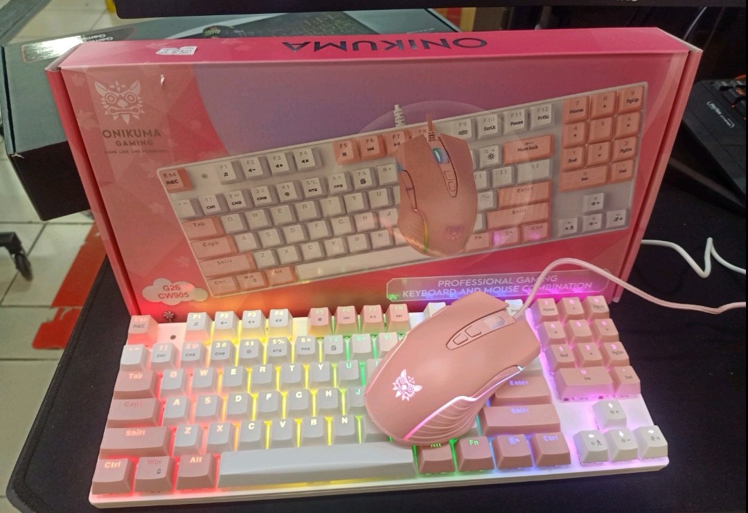 ONIKUMA MECHANICAL KEYBOARD COMBO, Computers & Tech, Parts ...