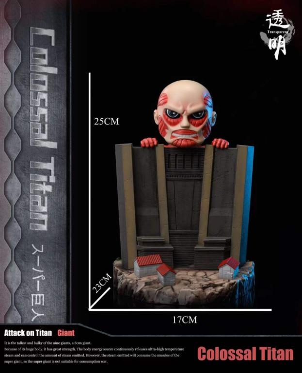【PO】Attack on Titan Transparent Studio Colossal Titan WCF Figure Statue ...