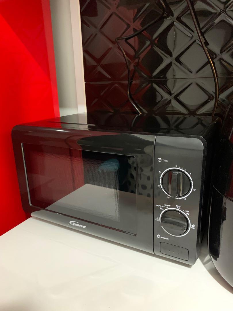 PowerPac 20L Microwave Oven PPT720 Black, TV & Home Appliances, Kitchen ...