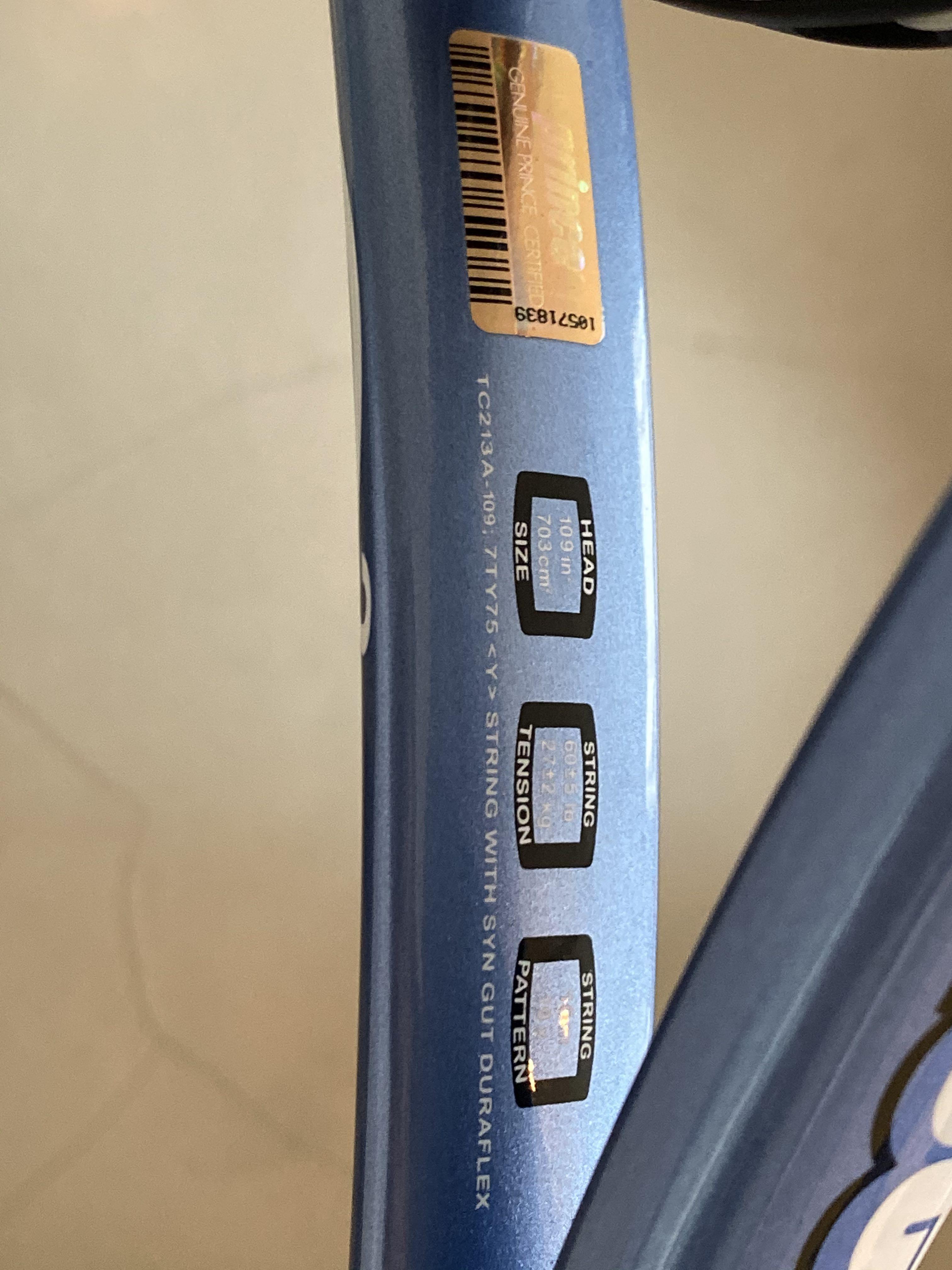 PRINCE 03 HYBRID LITE TENNIS RACQUET, 運動產品, 運動與體育, 運動與體育 - 球拍和球類運動 ...