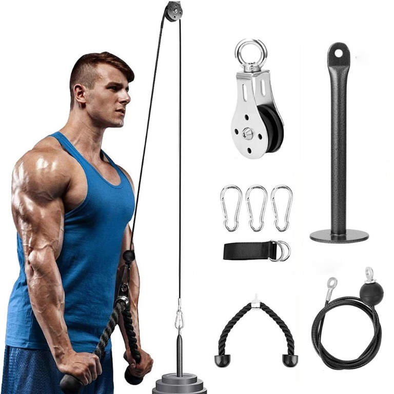 Pulley Cable Pulley System Gym Fitness LAT and Lift Pulley System ...