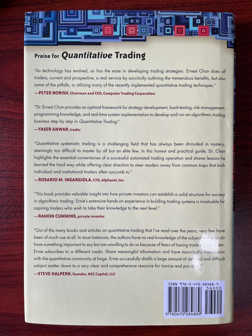 Quantitative Trading How to Build Your Own Algorithmic Trading Business, Hobbies & Toys, Books ...