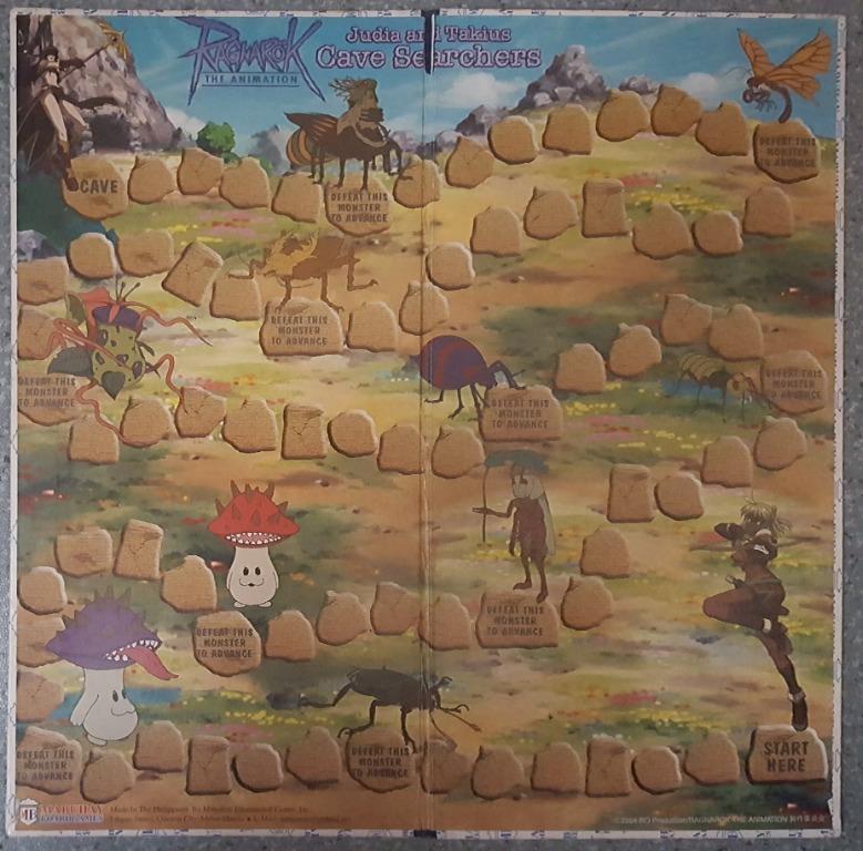 Ragnarok The Animation Judia and Takitus Cave Searchers Board Game MB ...