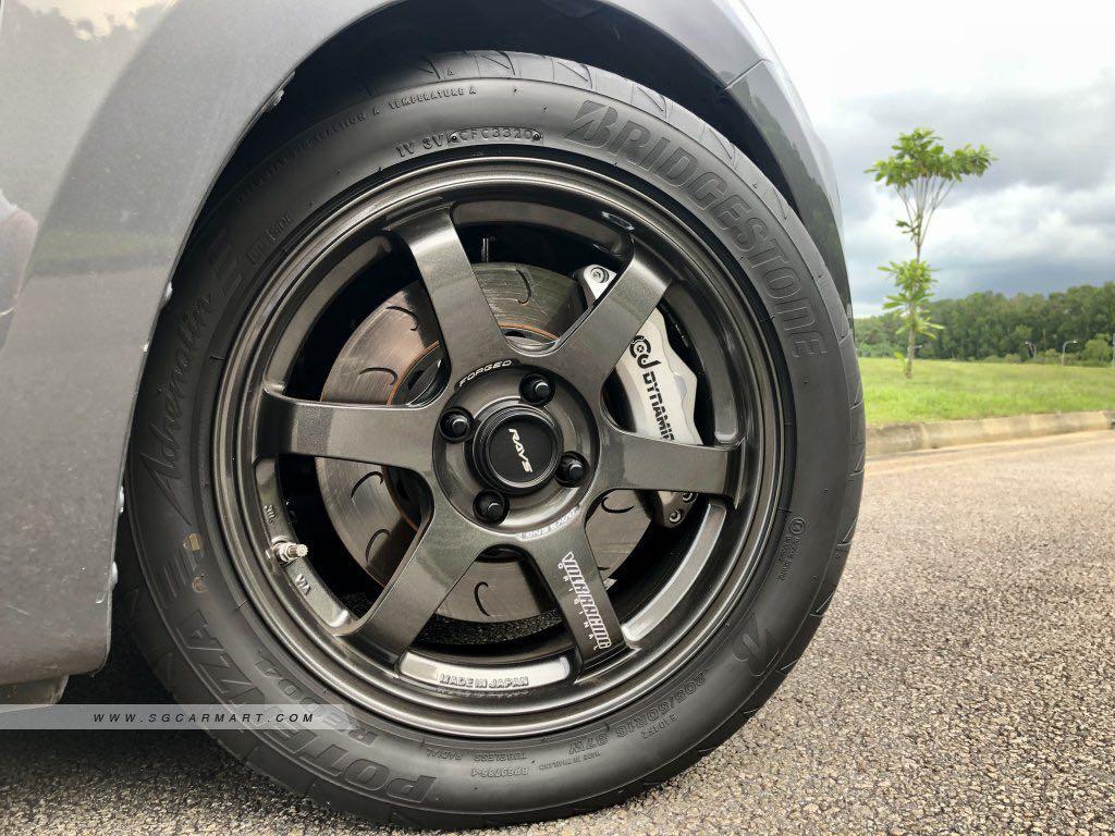 Rays Sonic Volk Racing Diamond Dark Gun Metal TE37 forged 16” 4x100 ...