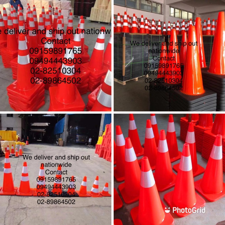 Rubber Traffic Cones, Commercial & Industrial, Construction & Building ...