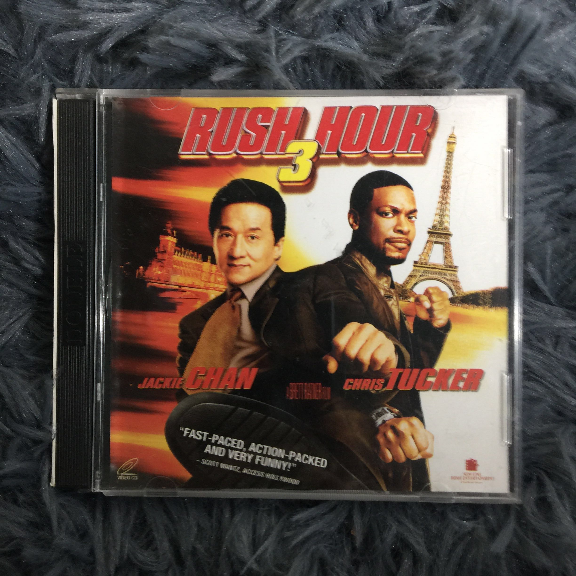 RUSH HOUR 3 Starring Jackie Chan & Chris Tucker ORIGINAL CD, Hobbies ...