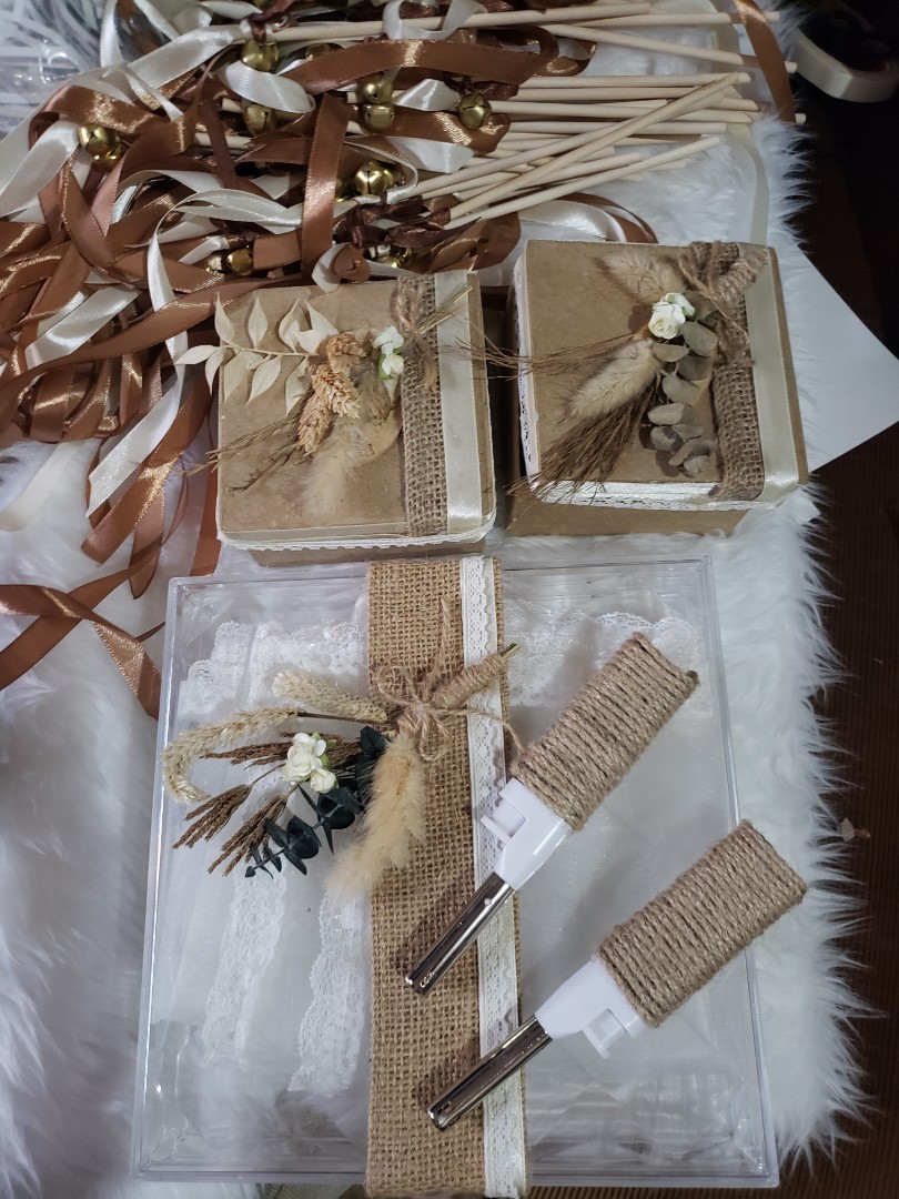 Rustic Wedding Wands, Cord Box, Veil box, secondary Veil, coins Box ...