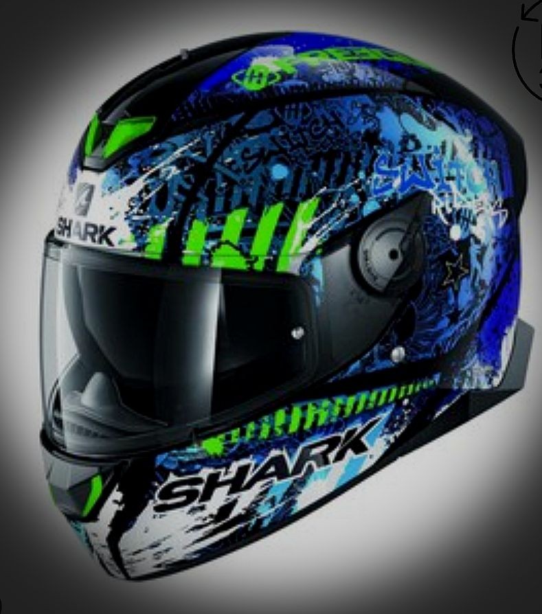 Shark Skwal 2.2 Switch Rider LED with Cardo, Motorcycles, Motorcycle ...