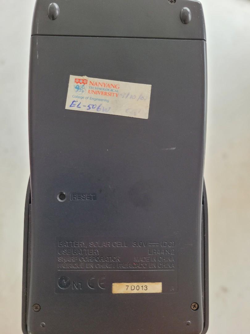 Sharp Scientific Calculator EL-506W, Hobbies & Toys, Stationery & Craft, Stationery & School ...