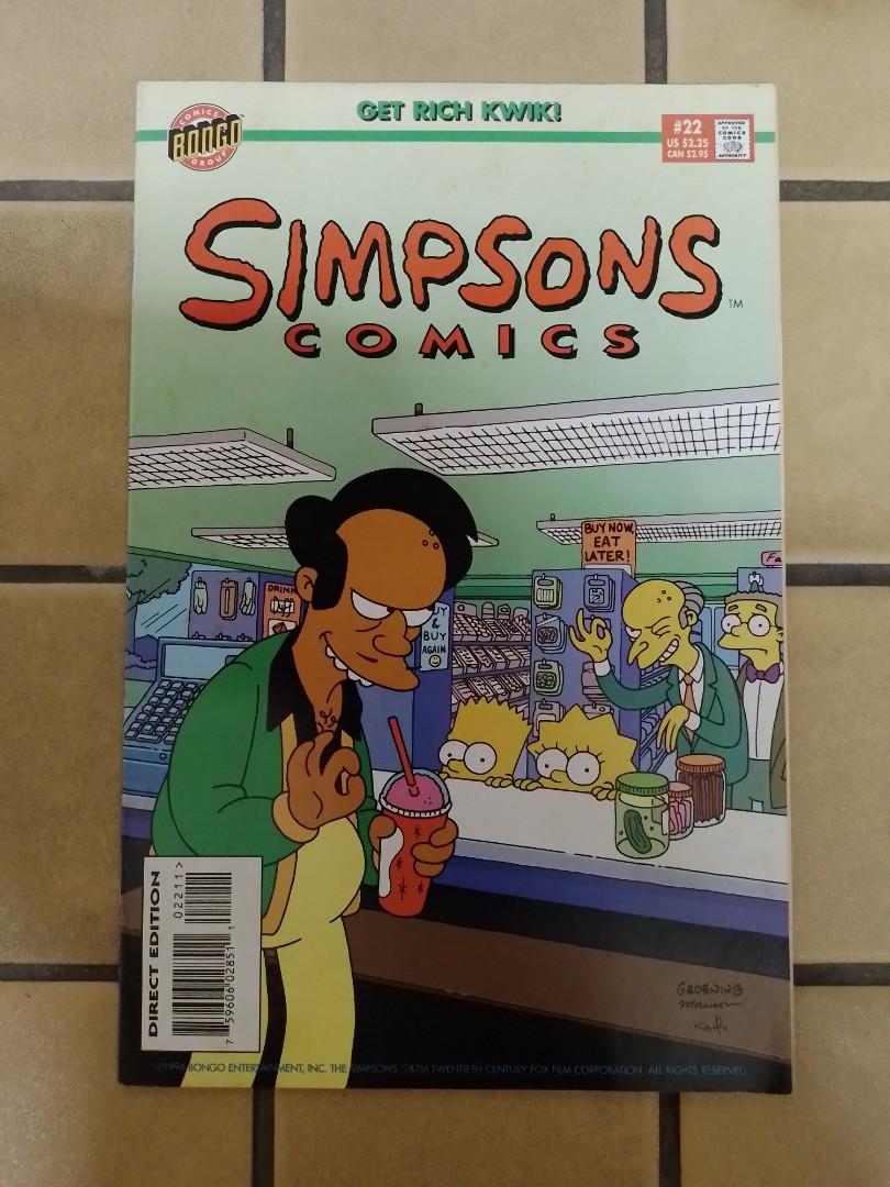 Simpsons Comics #22 ( Bill Morrison - Cover Art ) Bongo Entertainment ...