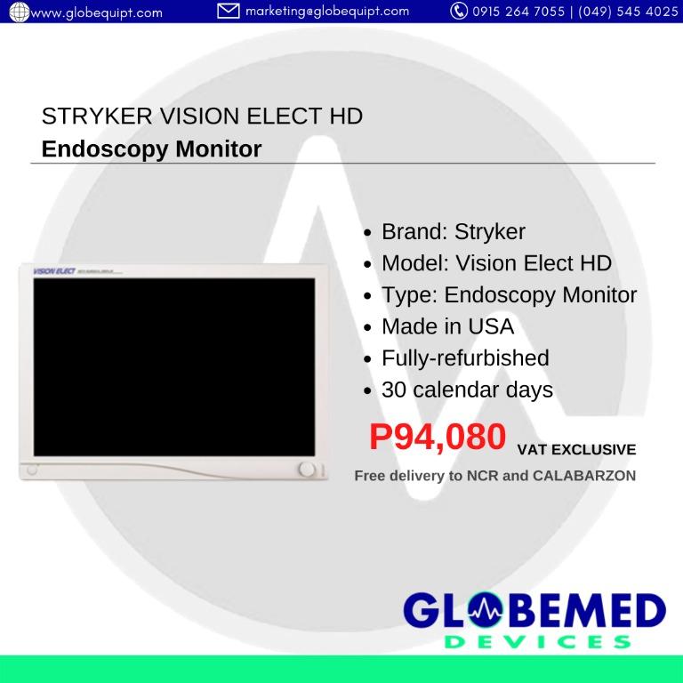 STRYKER VISION ELECT HD ENDOSCOPY MONITOR, Health & Nutrition, Health ...