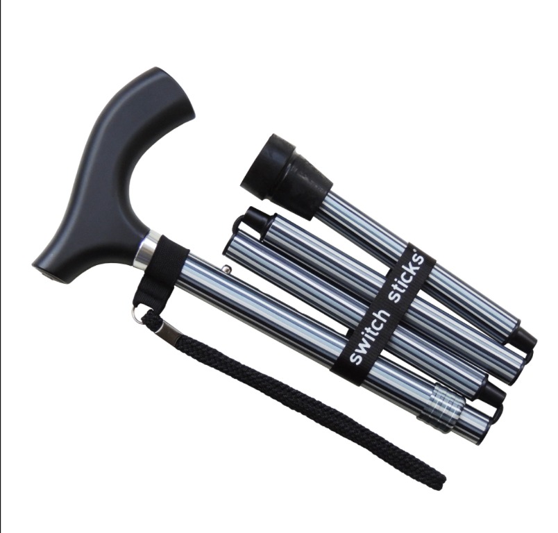 Switch Sticks Foldable Walking Stick, Health & Nutrition, Medical ...