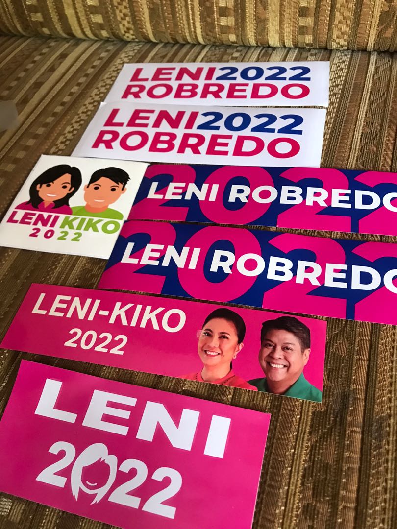 Take All Leni Robredo Stickers, Hobbies & Toys, Stationary & Craft, Art ...