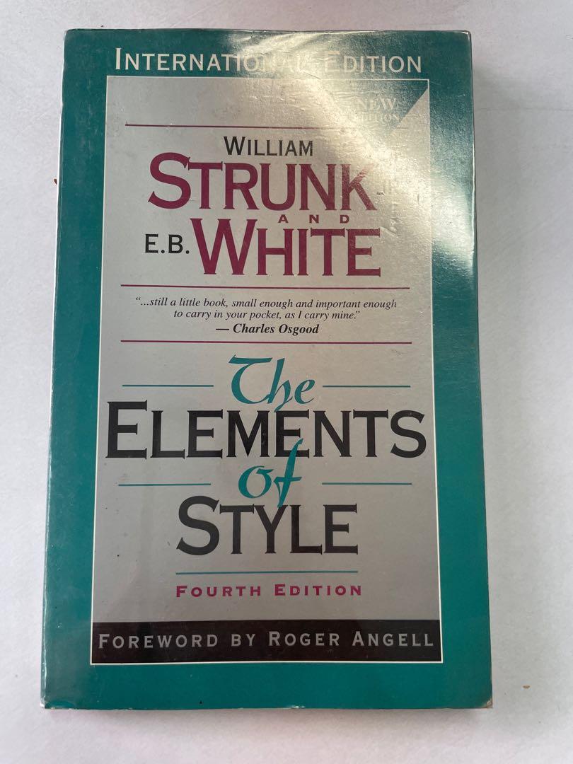 The Elements of Style by William Strunk and EB White, Hobbies & Toys ...