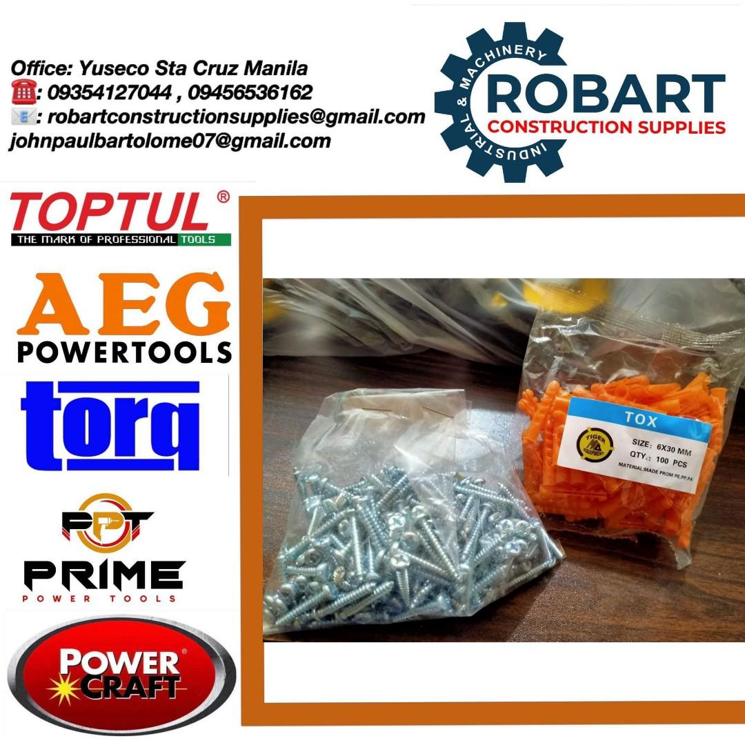 Tox with screw, Commercial & Industrial, Construction Tools & Equipment ...