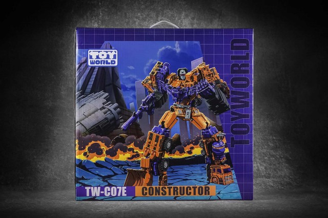 Toyworld Transformer TW-C07E Orange Constructor Devastator Action ...