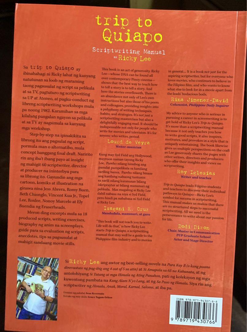 Trip to Quiapo by Ricky Lee, Hobbies & Toys, Books & Magazines ...