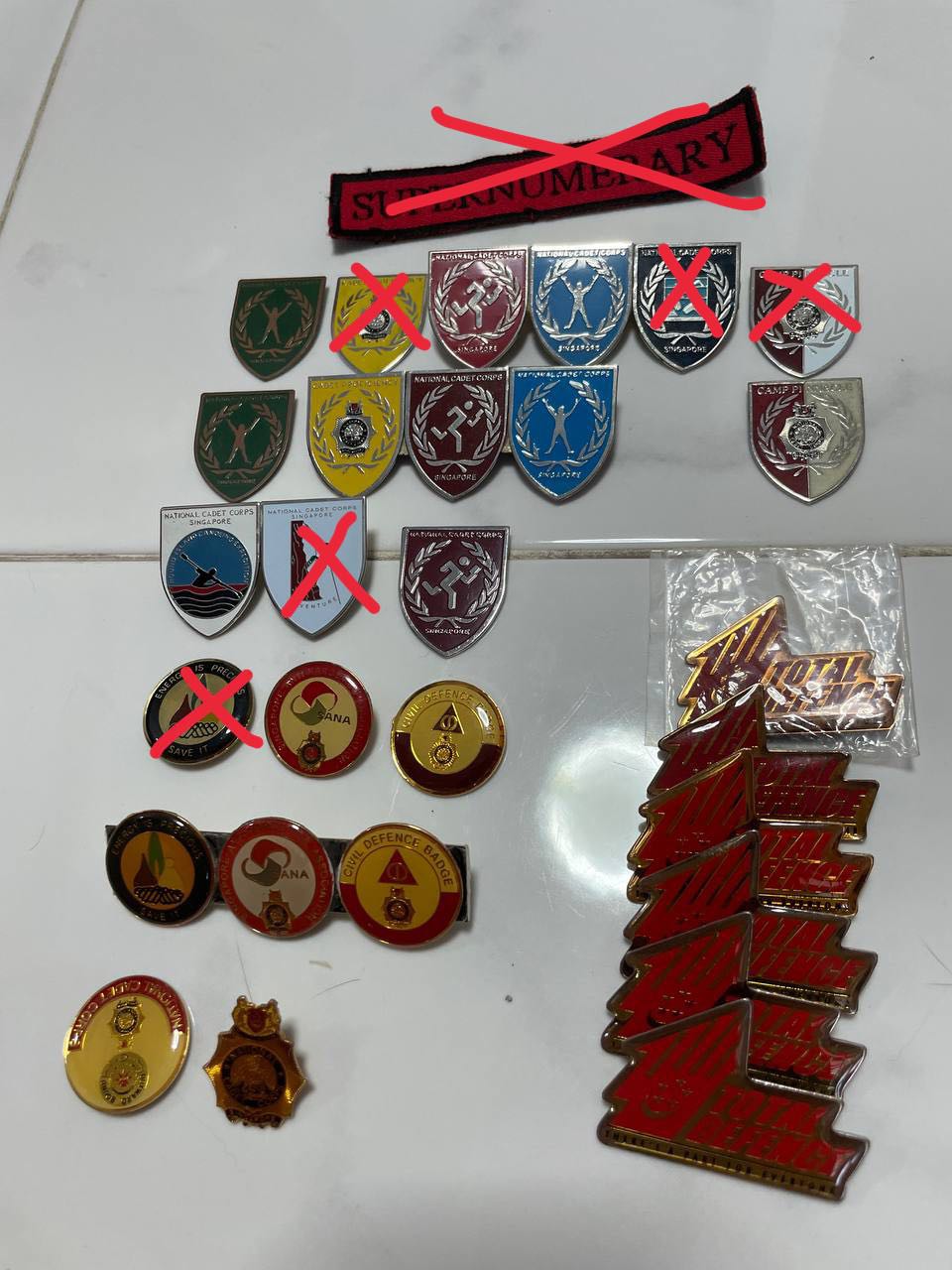 Vintage NCC UG Badges for Uniform Group, Hobbies & Toys, Memorabilia ...