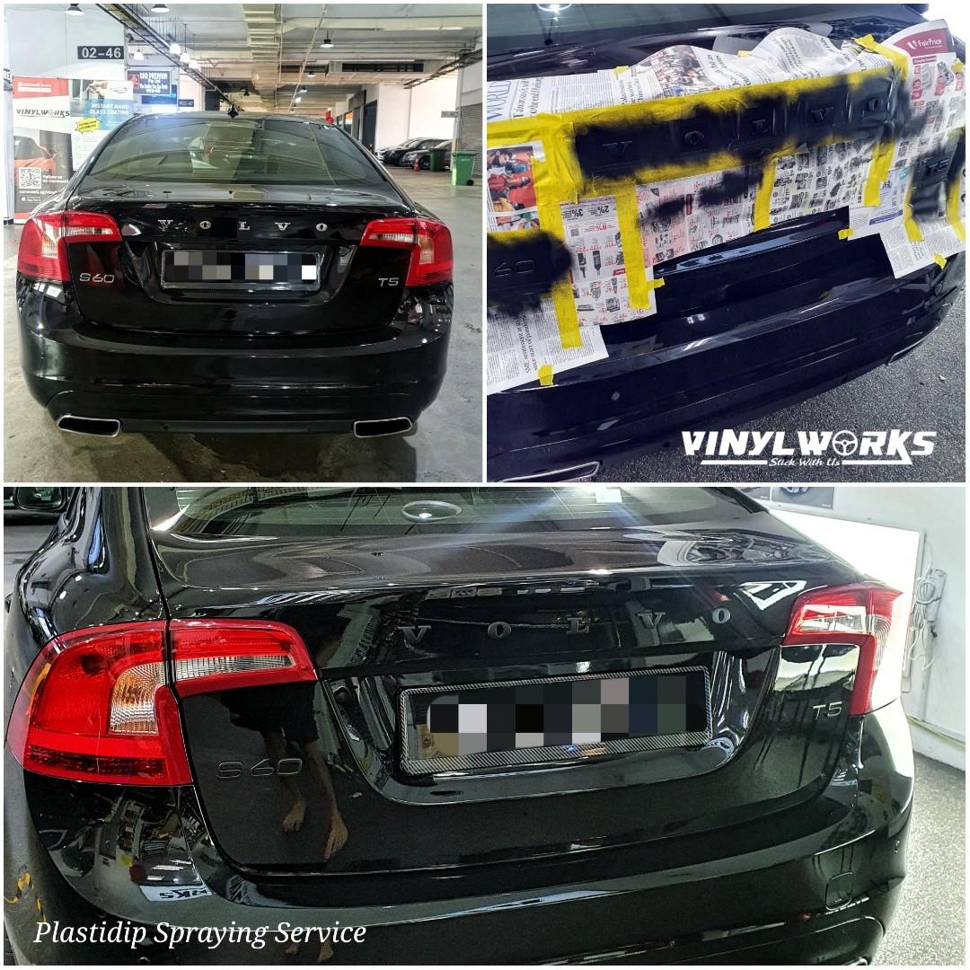 Volvo S60 Grille, Window Trims & Emblems Dechrome by Vinyl Wrap or ...