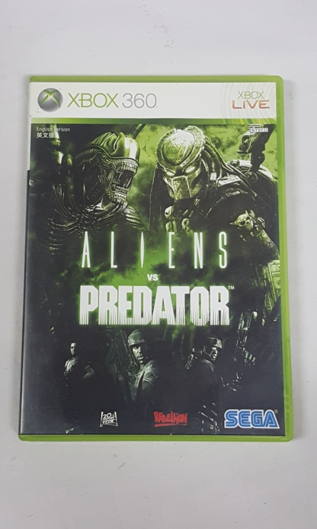 XBOX 360 Aliens VS Predator, Video Gaming, Video Games, Xbox on Carousell