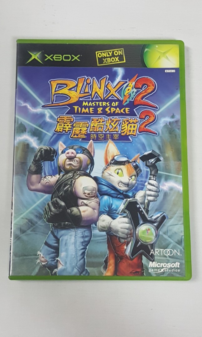XBOX Blinx 2 Masters Of Time & Space, Video Gaming, Video Games, Xbox ...