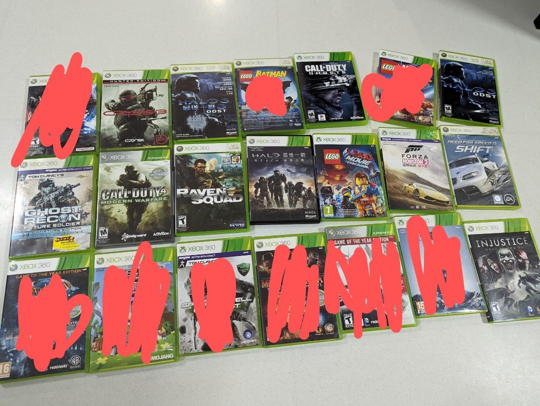 12 Xbox 360 games bundle $60 Tekken crysis 3 batman halo Batman Lego ...