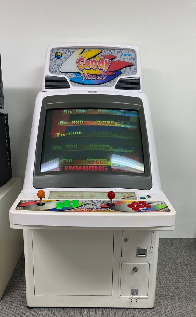 1995 SNK NEO GEO CANDY SUPER NEO 29 ARCADE GAME CABINET ARCADE MACHINE ...