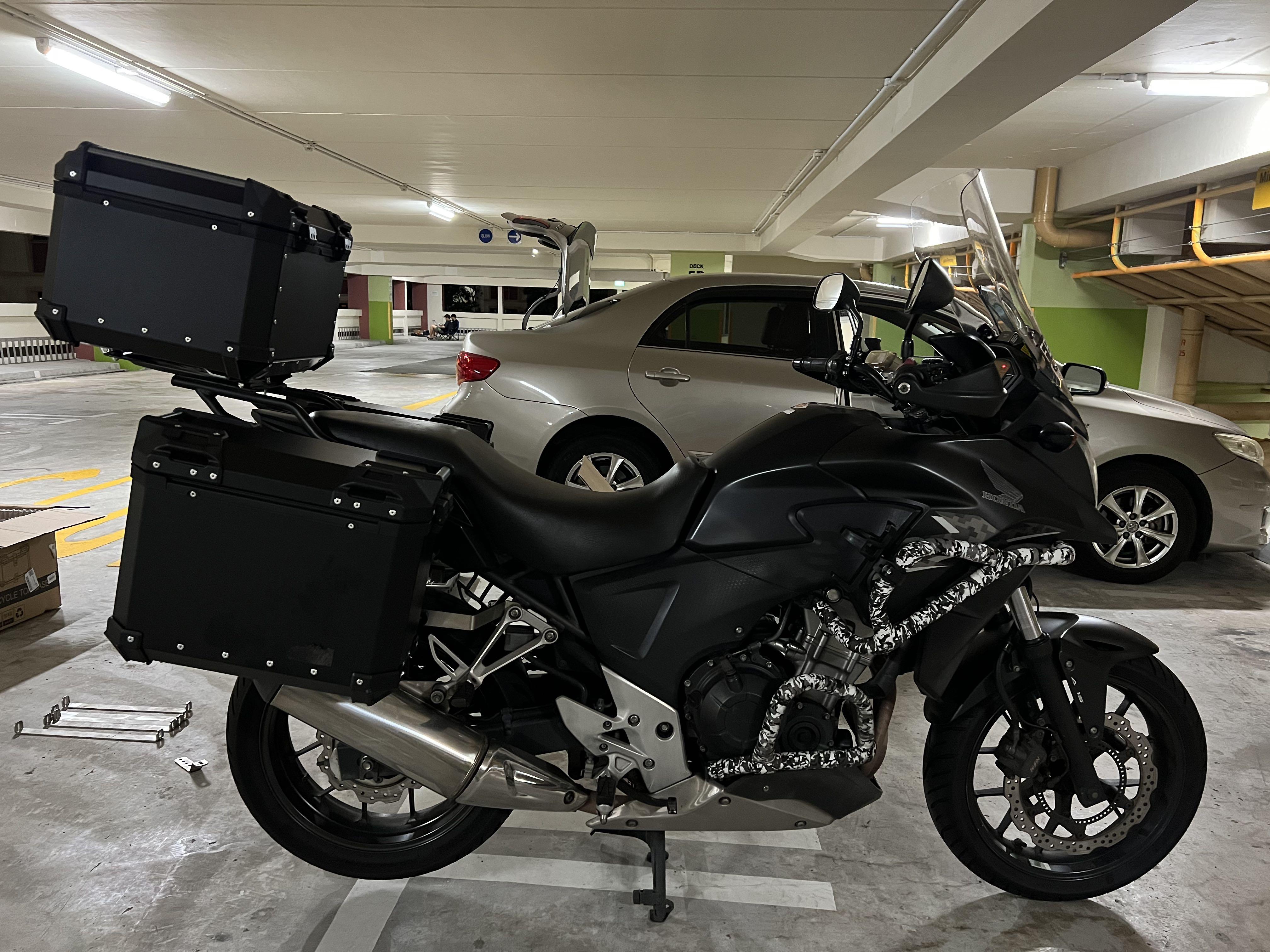 2014-2018 Honda CB400X Full Set Box, Motorcycles, Motorcycle ...