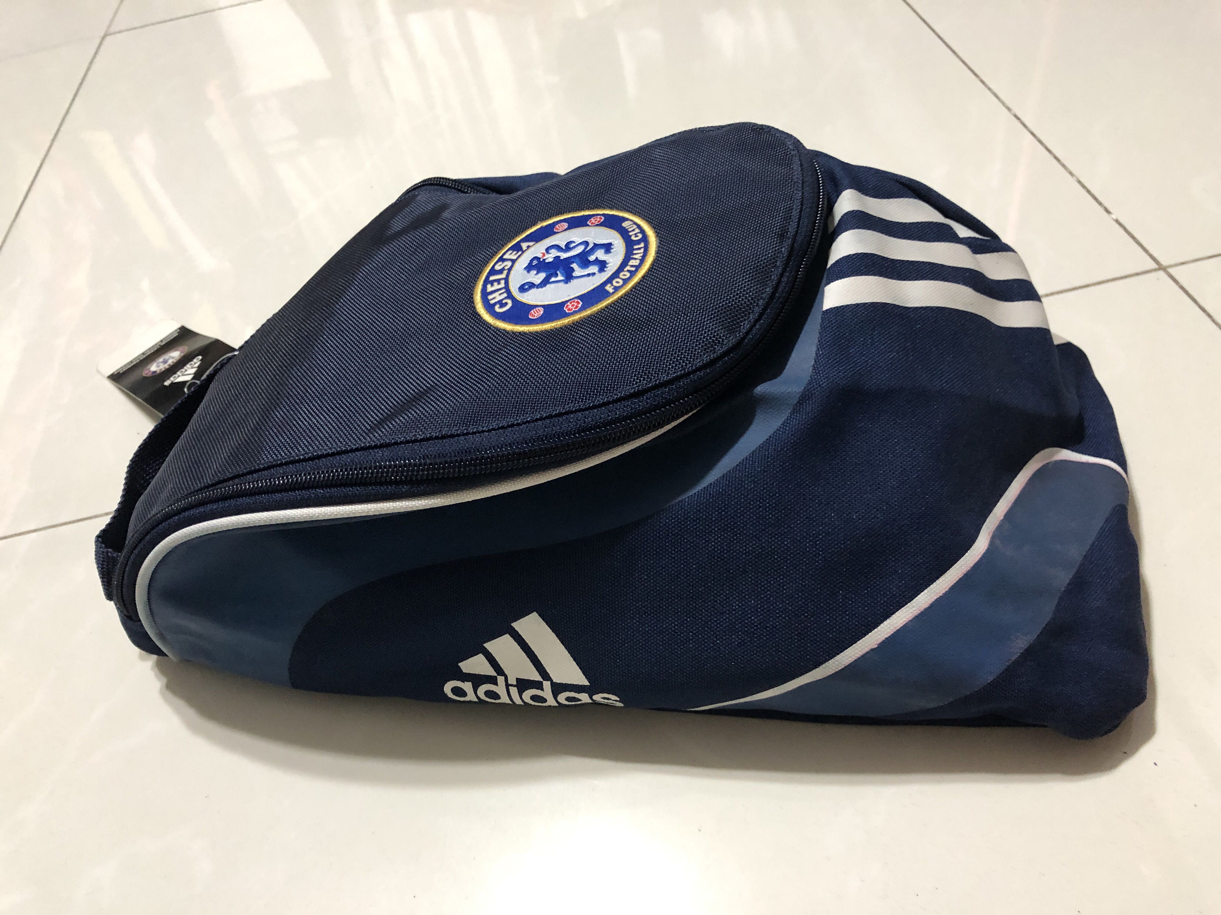 Adidas Chelsea FC Shoe Bag (Navy Blue) - Original, Sports Equipment ...