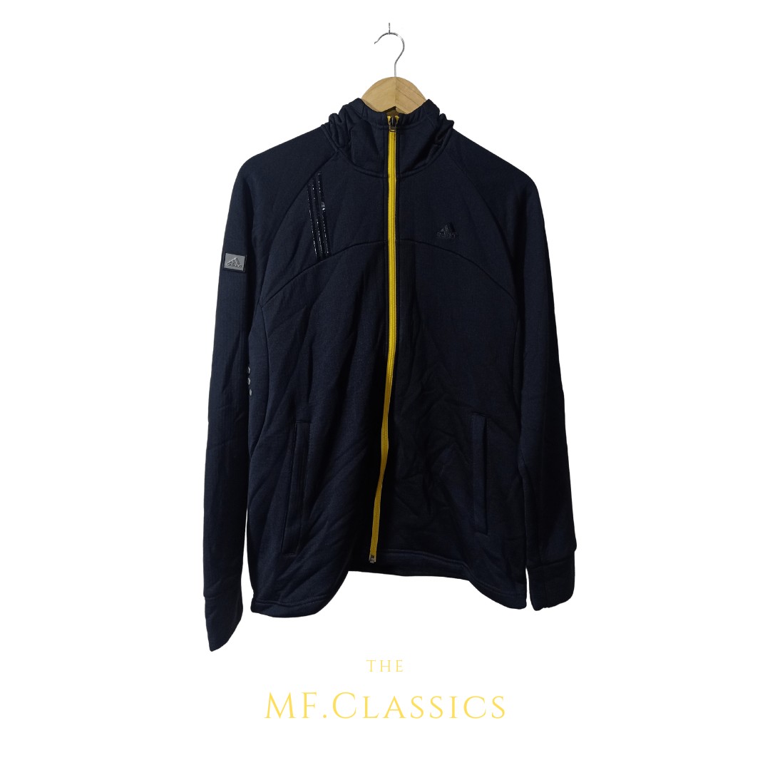 Adidas Track Jacket (Black & Yellow) - 27 L 21 W, Men's Fashion, Coats ...