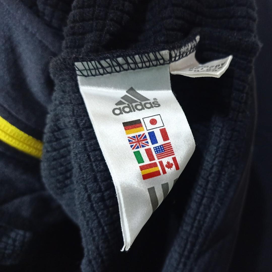 Adidas Track Jacket (Black & Yellow) - 27 L 21 W, Men's Fashion, Coats ...