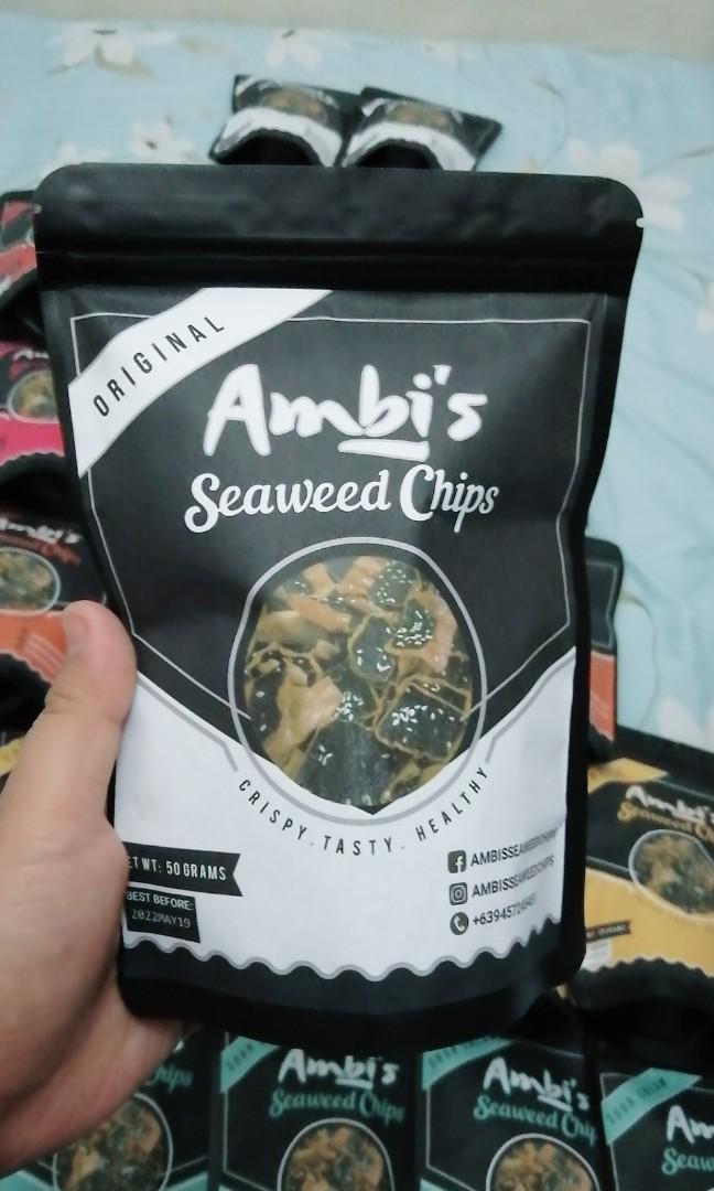 Ambi's Flavored Seaweed Chips, Food & Drinks, Local Eats on Carousell